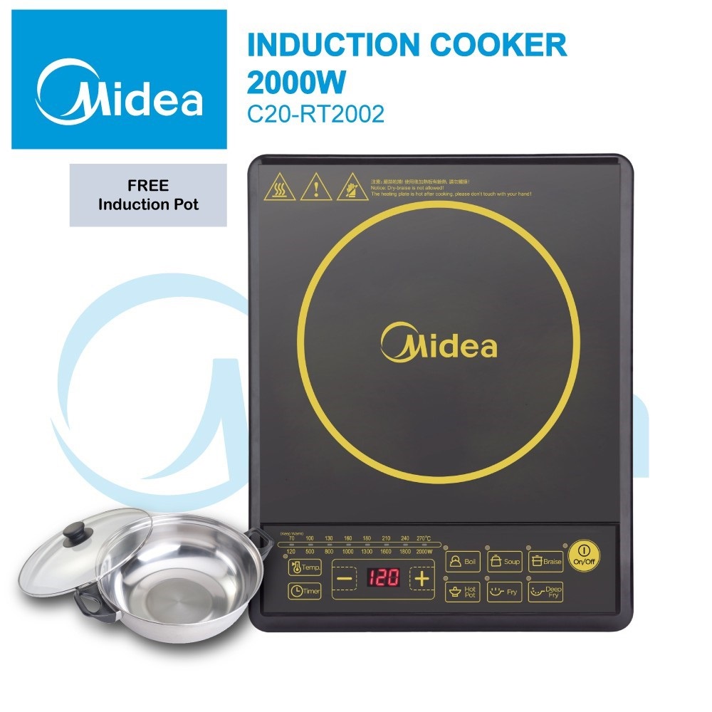 Midea/Pensonic Induction Cooker C20-RT2002/PIC-2005X | Shopee Malaysia