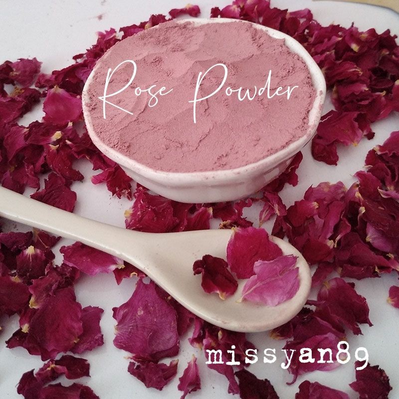 🌹 Premium Natural Edible Rose Petal Powder 玫瑰花粉 Food Grade Serbuk Bunga ...