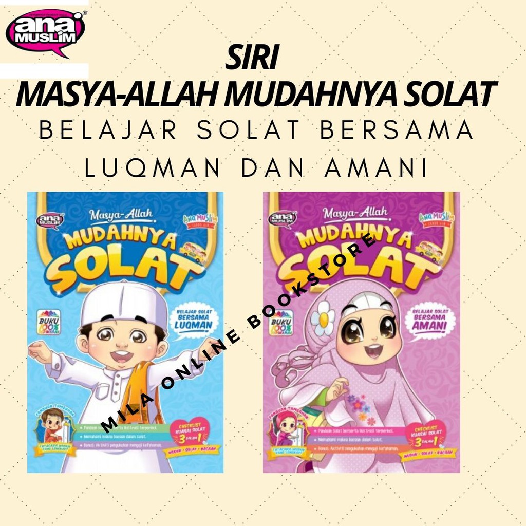 Masya-Allah Mudahnya Solat - Siri Belajar Solat bersama Luqman ...