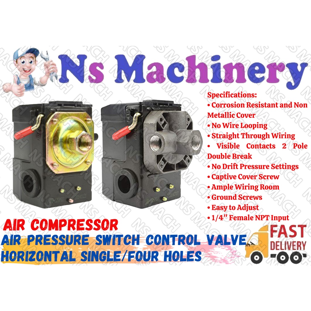 Air Compressor Switch Pressure Control Switch Valve for Air Compressor ...