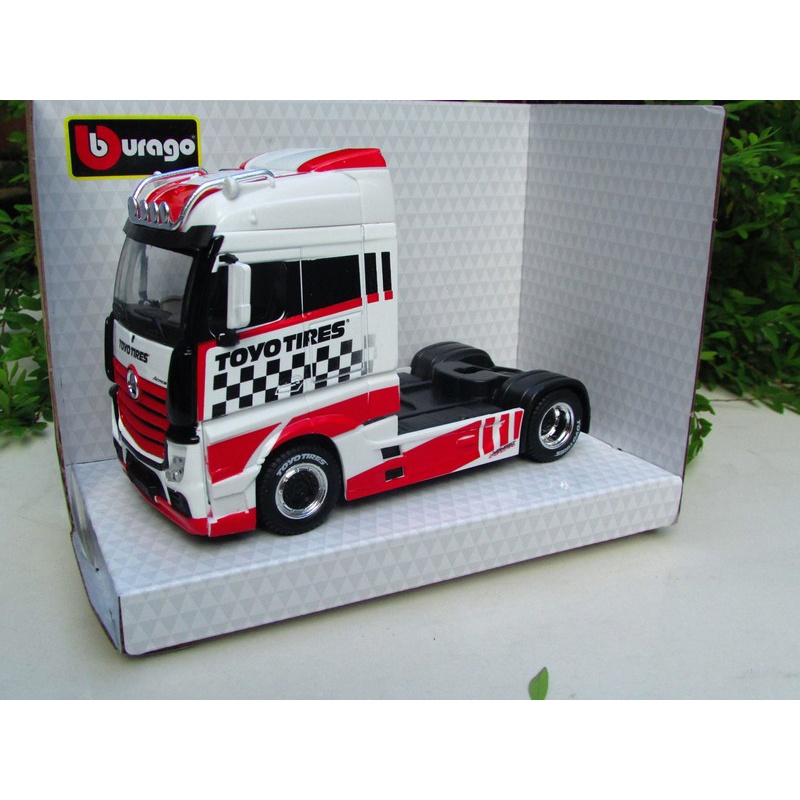 Bburago 1/43 Mercedes Benz Actros Gigaspace Tractor Truck Head TOYO ...