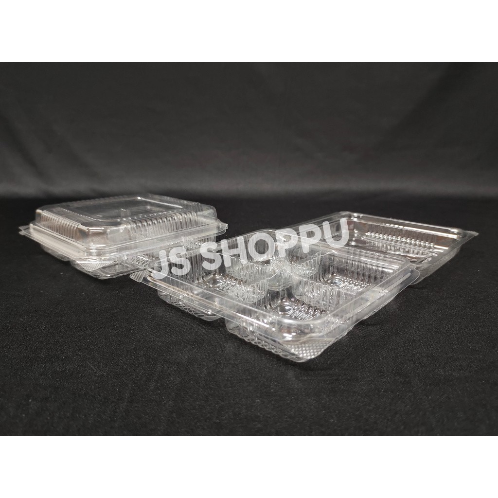 BENXON Kuih Container OPS BX 203/ Disposable Plastic Clear Bakery Container (50pcs+-) BX203 ...