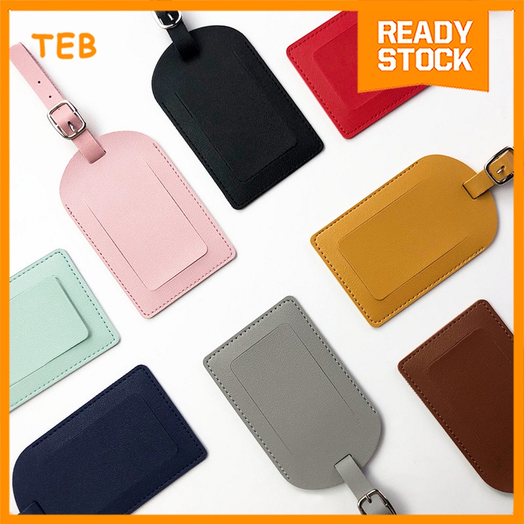 [TEB] Multicolor Aircraft Boarding Pass Creative Suitcase Travel Tag ...