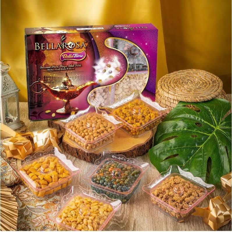 Hampers Parcel Lebaran Bellarosa Cake Snack Syrup ORIGINAL | Shopee ...