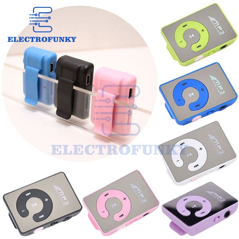 Mini MP3 Player Supporting 8GB TF Card with USB Cable | Shopee Malaysia