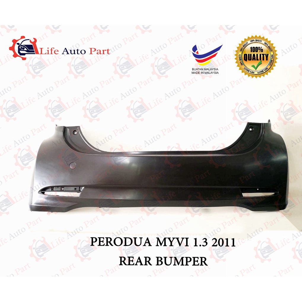 PERODUA MYVI LAGI BEST 1.3 2011 REAR BUMPER -Made in Malaysia | Shopee ...