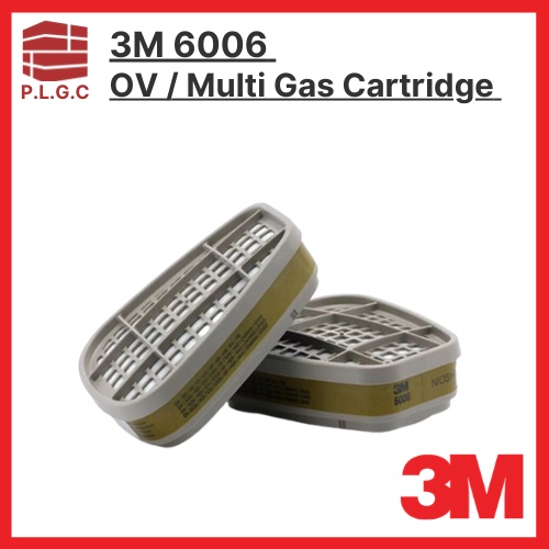 3M 6006 Cartridge Mask 6059 Gas Vapor Multi Acid Gas Organic Vapor Cartridge Respirator Set ...