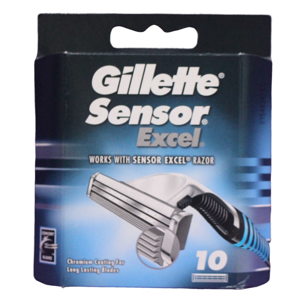 Gillette Sensor Excel Razor Blades 10s Or 5s For Men Pack of 5/10 ...