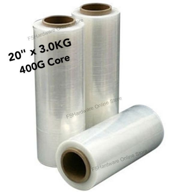 500mm (20") x 3KG+/- WRAPPING STRETCH FILM | Shopee Malaysia