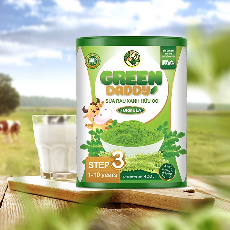 Combo of 3 boxes of Green Daddy Organic Green Vegetable Milk 1-10 years ...