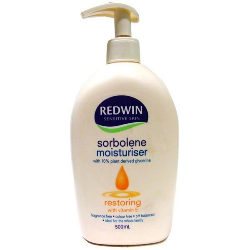 REDWIN SORBOLENE MOISTURISER with glycerine & vit E 100g/500ml | Shopee ...