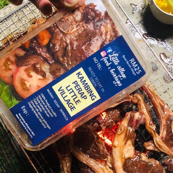 KAMBING PERAP LITTLE VILLAGE MURAH 500++GRAM MASAK 10 MINIT ++FREE SOS ...