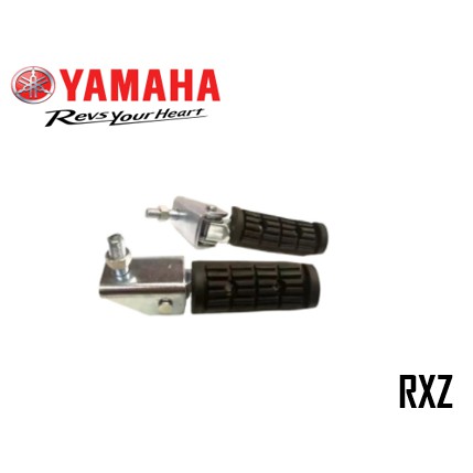 YAMAHA RXZ REAR FOOTREST ASSY BELAKANG FOOT REST LETAK KAKI PIJAK GETAH ...