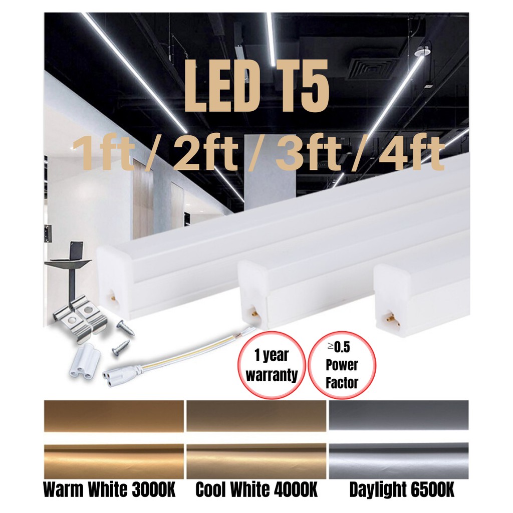 High Grade LED T5 Tube Light Drop Curve Light Ceiling Light Lampu Plaster Siling Mentol T5 ...