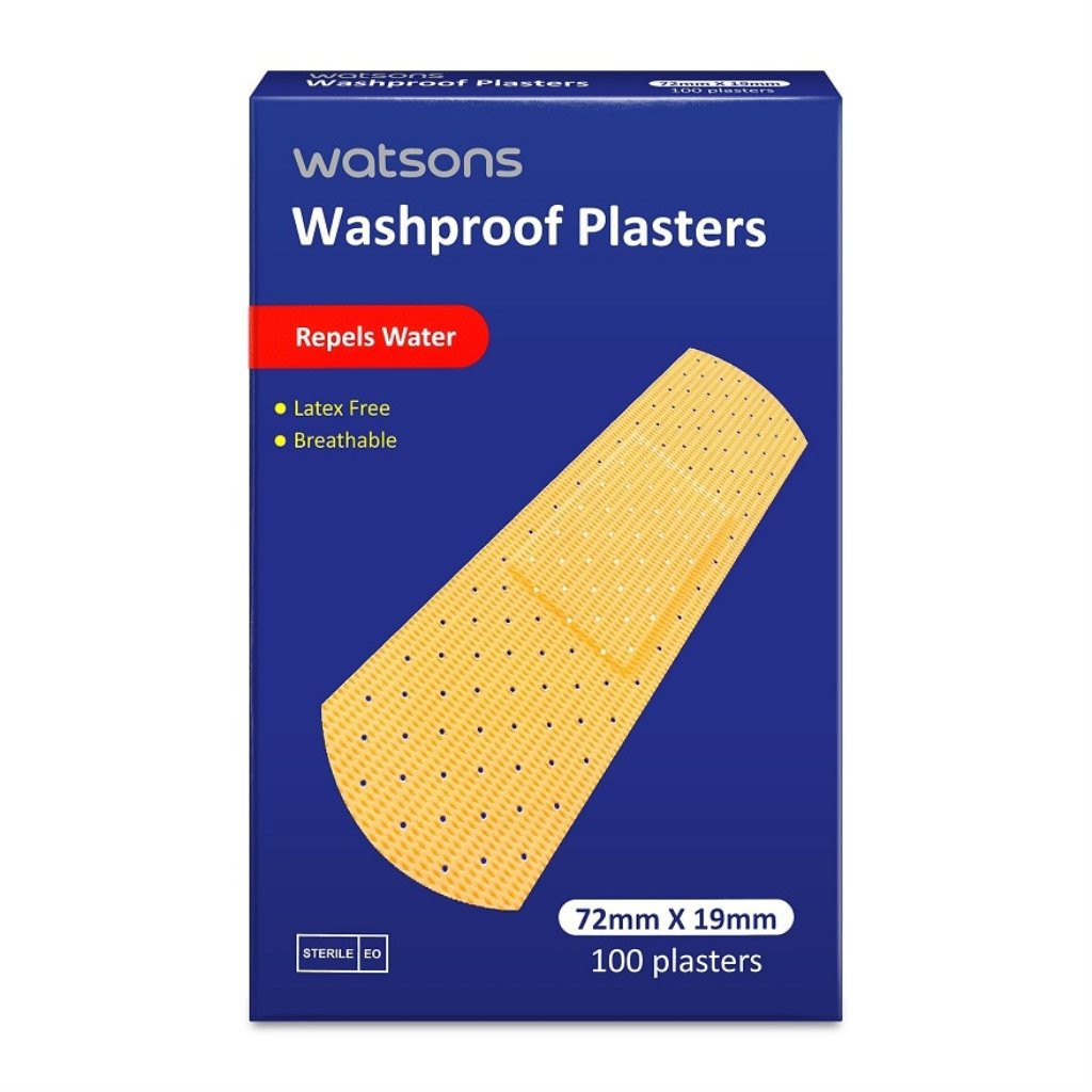 WATSONS Washproof Plaster 100s | Shopee Malaysia