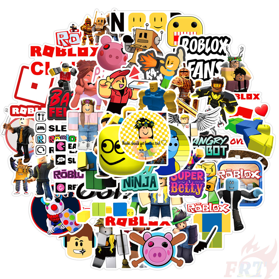 50Pcs/Set Roblox Series 01 Stickers VR Games DynaBlocks Cartoon DIY ...