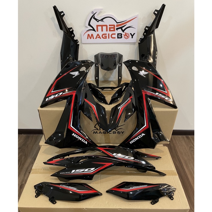 BIG BIKER BODY COVER SET RSX150 WINNER STRIPE EX THAI RAINBOW BATMAN ...