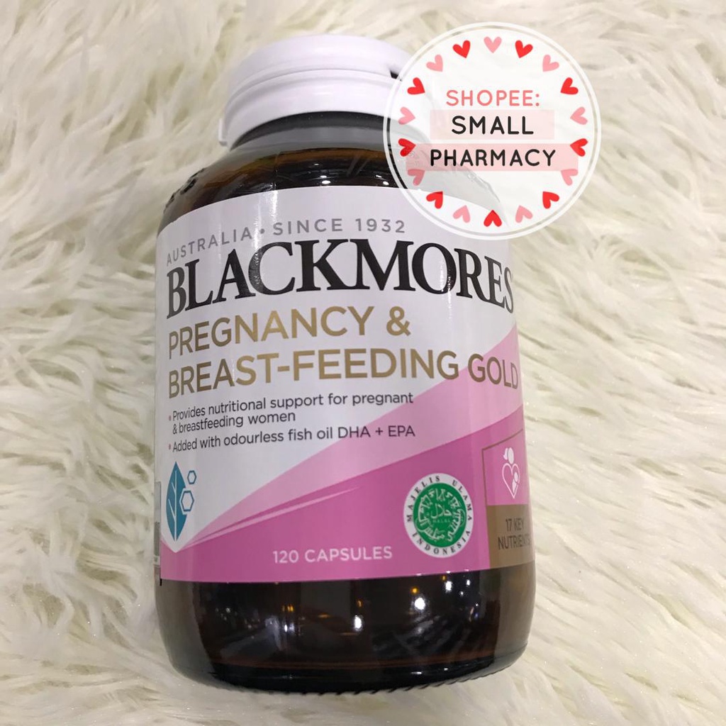 Blackmores Pregnancy and Breastfeeding Gold 60s / 120s Capsules ...