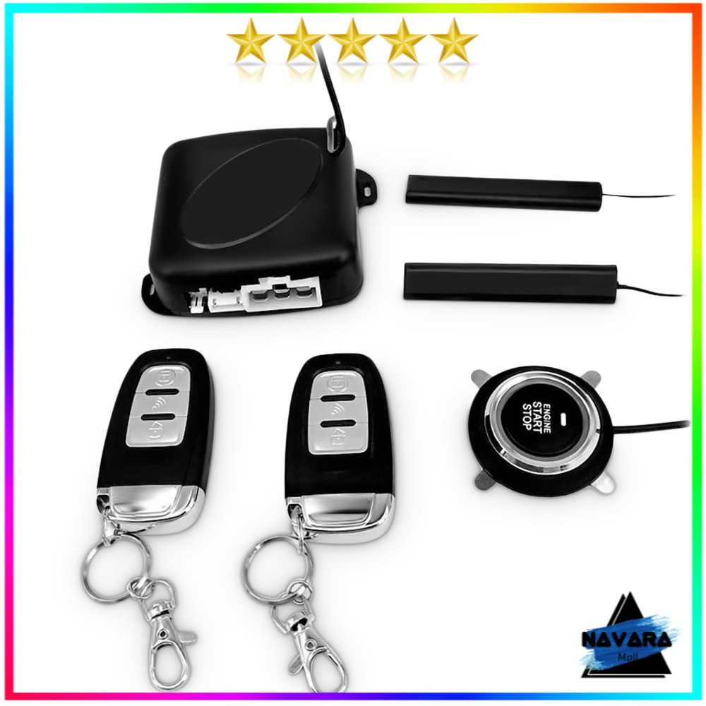 Zeepin Push Start One Button Ignition Car Keyless Entry System with ...