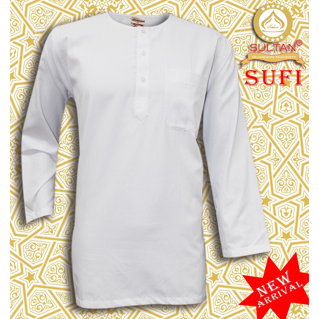 SULTAN KURTA - SUFI - ROUND NECK FULL SLEEVES | Shopee Malaysia