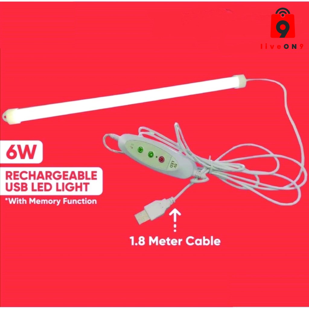 37cm 46 LED DC 5V 3 in 1 RECHARGEABLE USB LED Light Portable Hard Bar ...