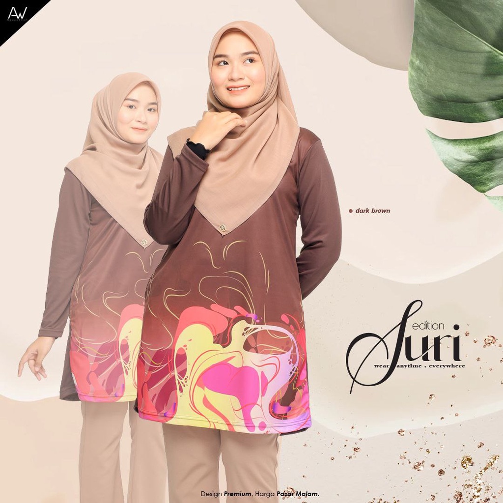 [2 HELAI RM80, 3 HELAI RM103] T-SHIRT MUSLIMAH SURI EDITION (XS-6XL ...