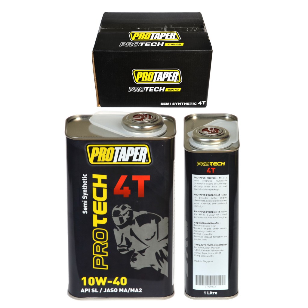 PROTAPER PROTECH 4T 10W-40 Semi Synthetic Motor Engine Oil (1 Litre ...