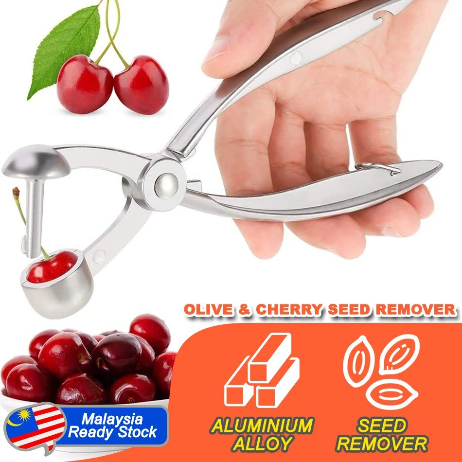 Tollo_regina Handheld Olive & Cherry Pitter Seed Remover | Shopee Malaysia