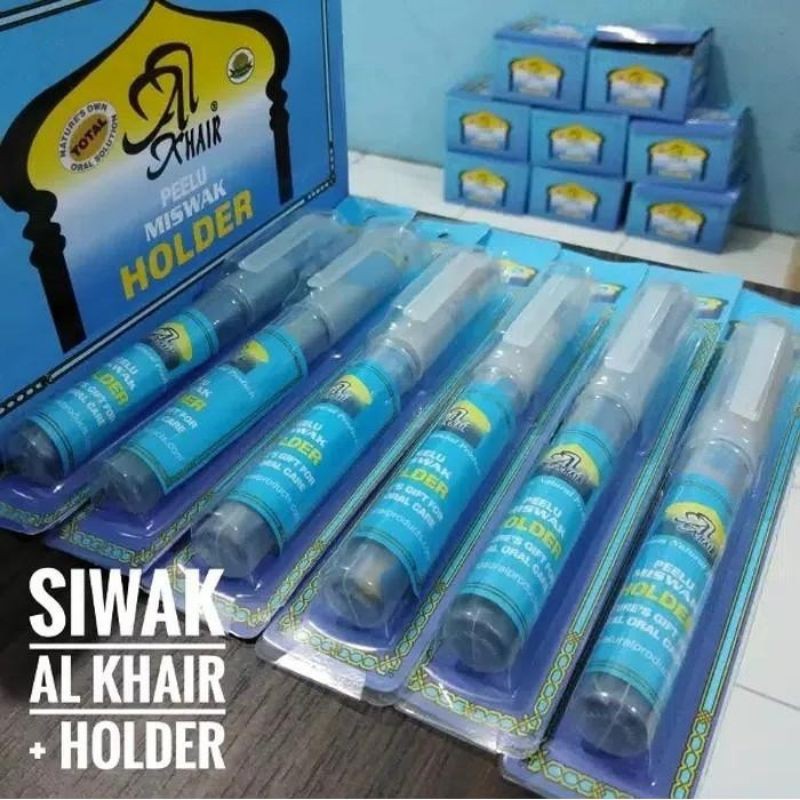 🔥READY STOCK🔥Miswak/ Kayu sugi/ Miswak holder Al-Khair/ meswak | Shopee ...
