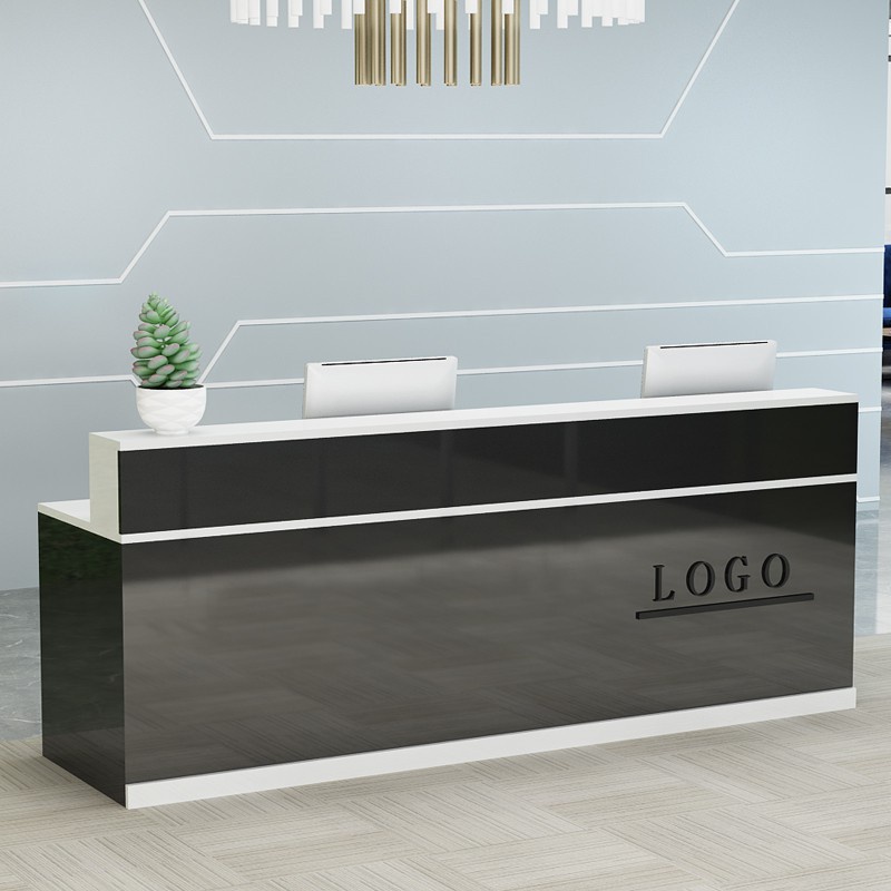 paint Front desk modern welcome counter clothing store cashier small ...