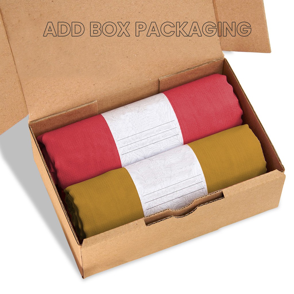 Jelleid Box (Additional Box) Additional Hijab Box Packing Box / Quadrilateral Veil | Shopee Malaysia