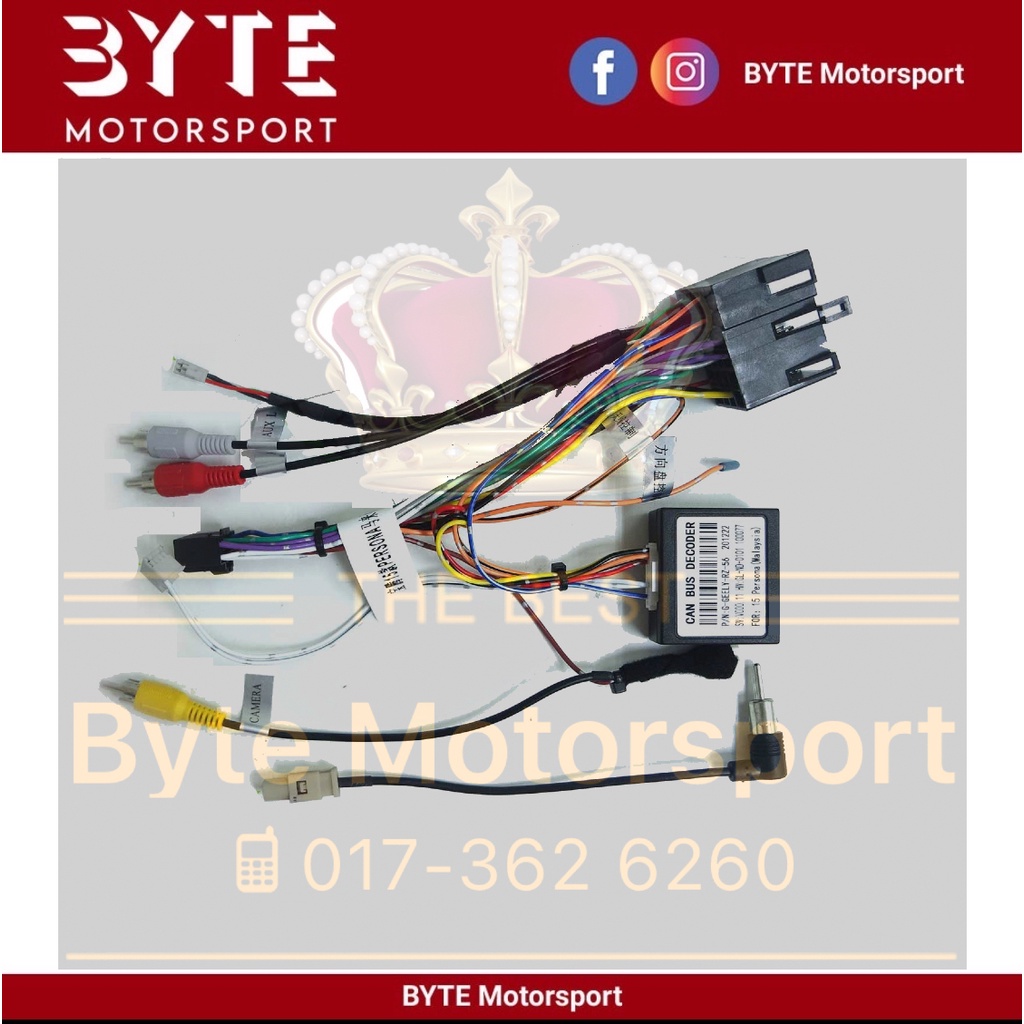 Android Player Socket With Canbus For Proton Iriz 14-18 / Persona 16-18 ...