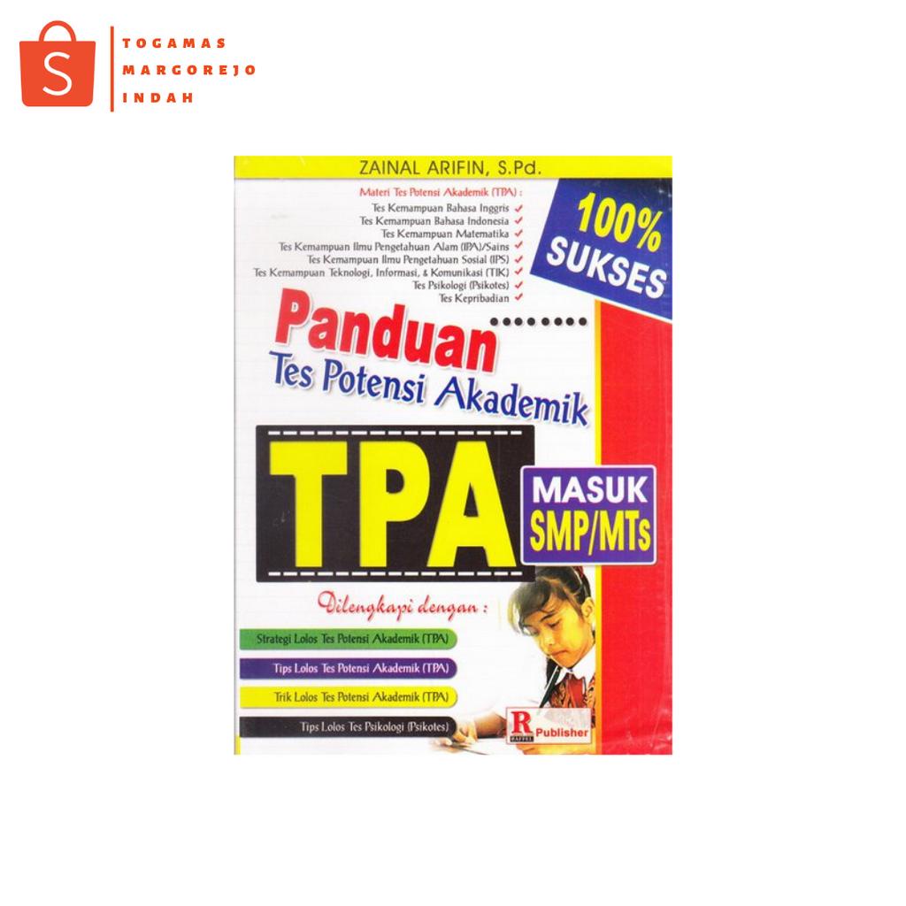 Tpa Academic Potential Test Guide For Junior High School/MTS [SC] BY ...