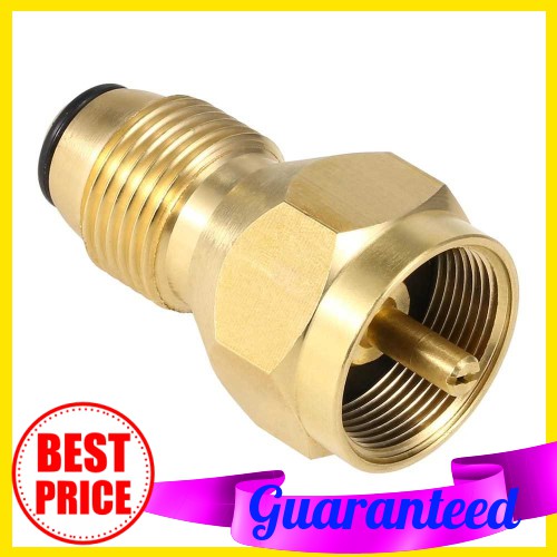 Lixada Safety POL Adapter Propane Refill Adapter Solid Brass Regulator ...