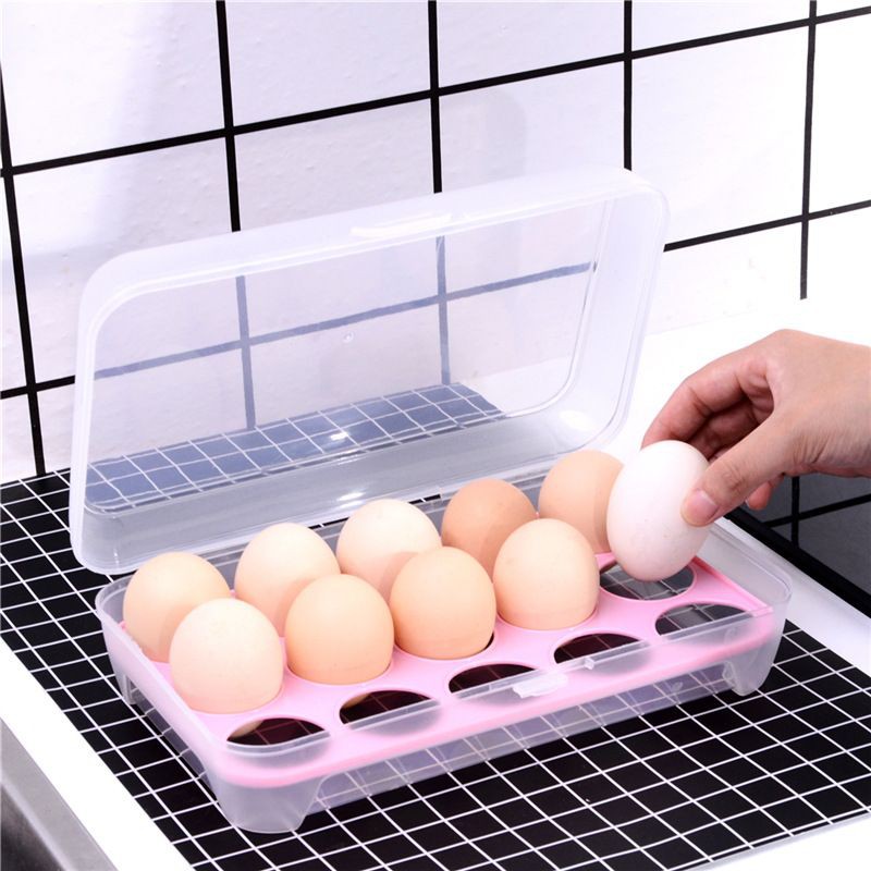 Egg box of 15 eggs / Refrigerator egg tray | Shopee Malaysia