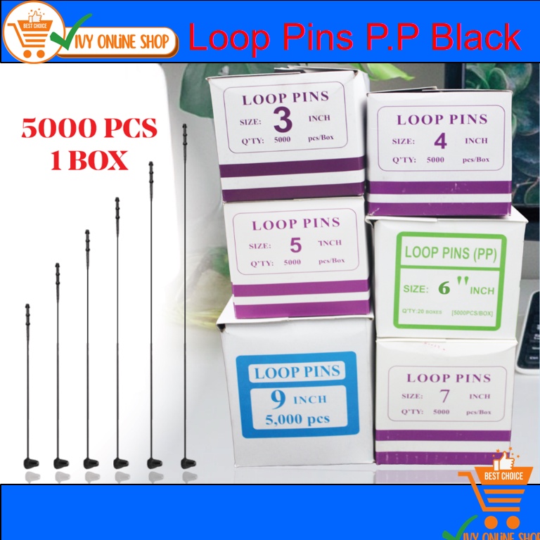 5000 Pcs Transparent Snap Lock Pins Loop Price Tag Fastener Hook Ties ...