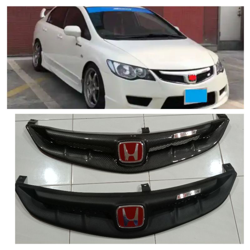 FRONT GRILLE HONDA CIVIC FD UTK TYPE-R MUGEN UNTUK TYPE R BUMPER DAN ...