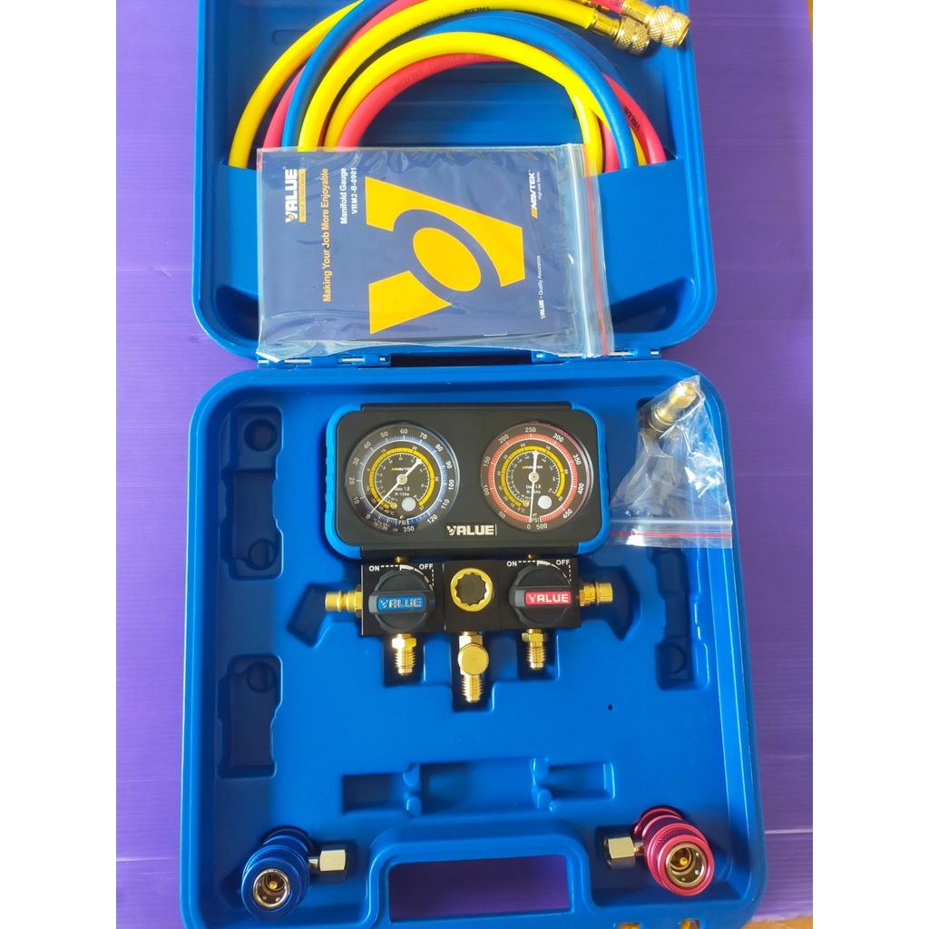 (READY STOCK) MANIFOLD METER GAUGE BRAND VALUE (FULL SET) 100% ORIGINAL ...