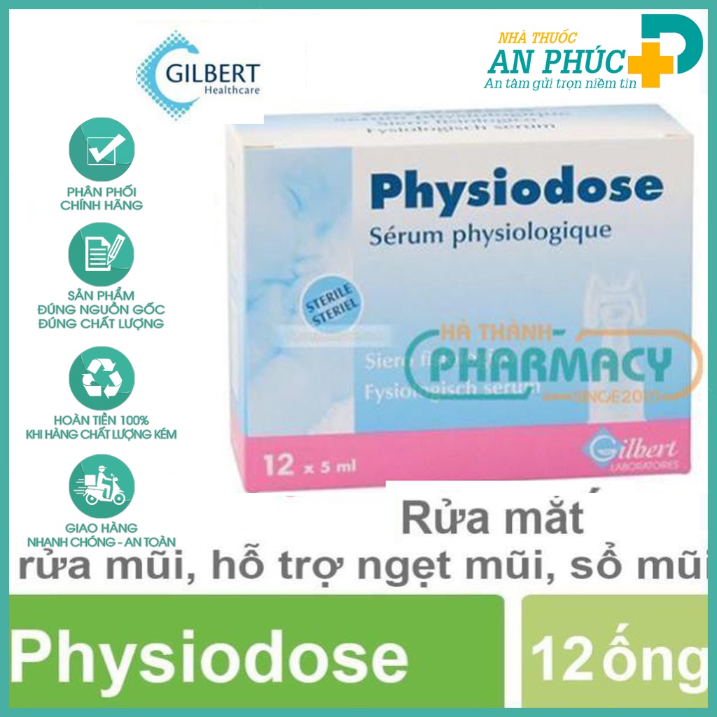 Physiodose - French physiological saline (Box of 12 tubes) | Shopee ...