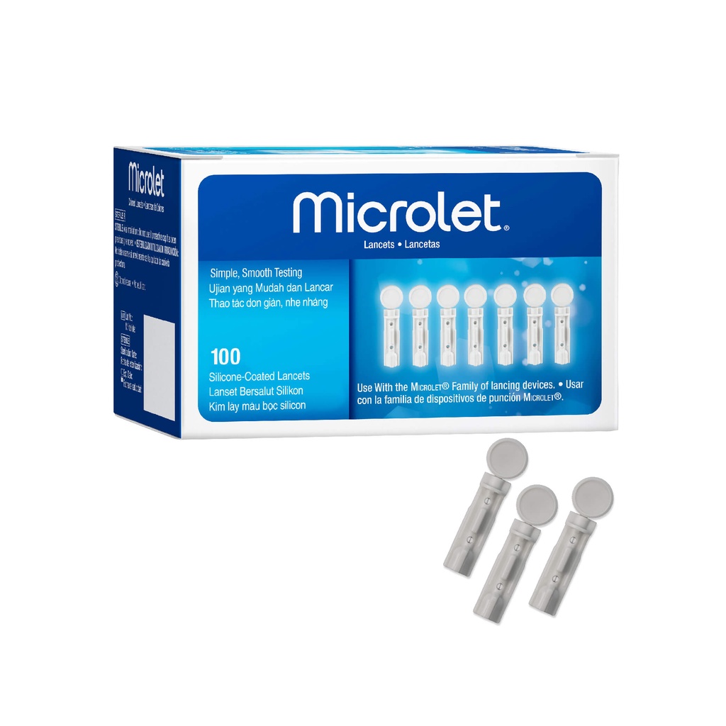 ASCENSIA MICROLET LANCETS 100's | Shopee Malaysia