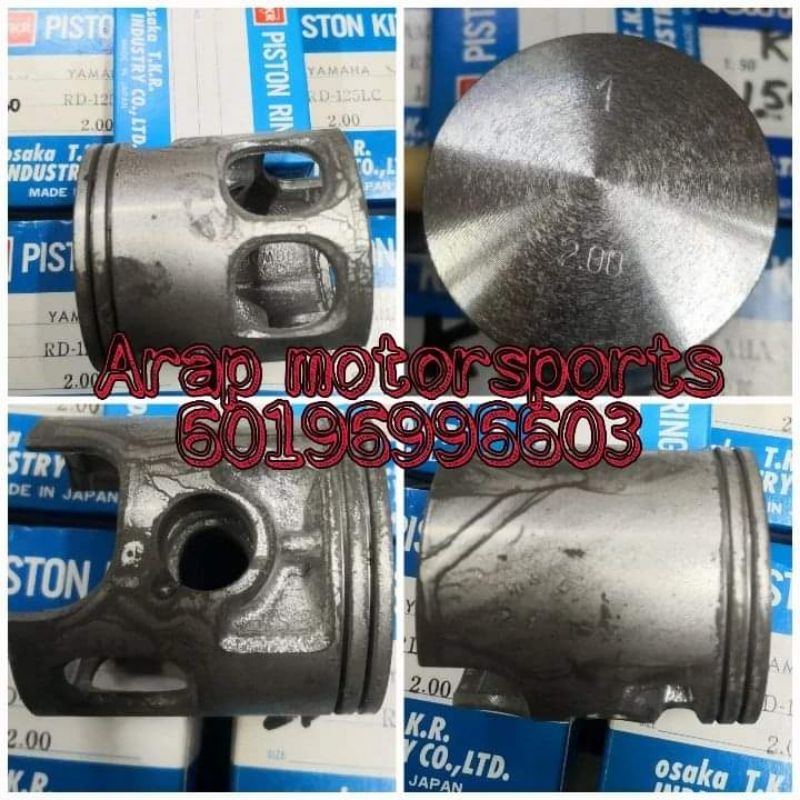 LC125 RD125 125Z TKRJ JAPAN PISTON WITH RING ONLY | Shopee Malaysia