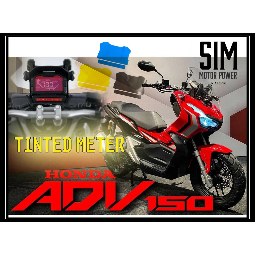 HONDA ADV 150 2021 TINTED METER STICKER 2021 HONDA ADV150 2021 TINTED ...