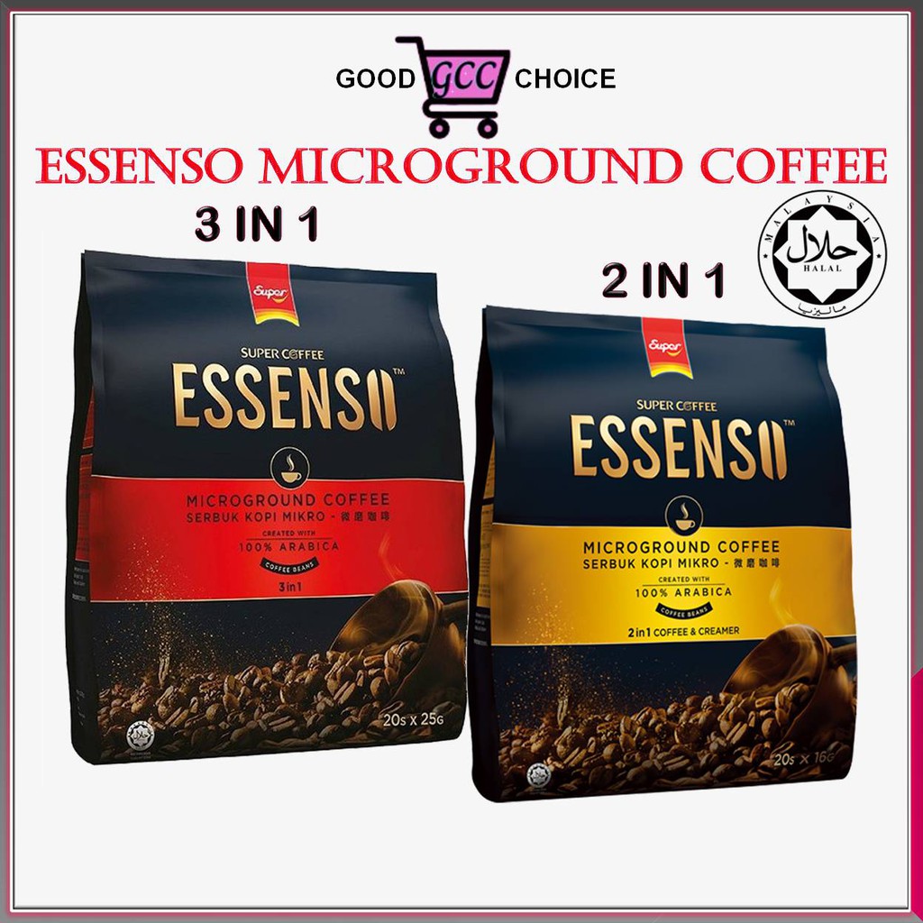[GCC] Essenso Microground Instant Coffee (2 In 1 @ 3 In 1) | Shopee ...