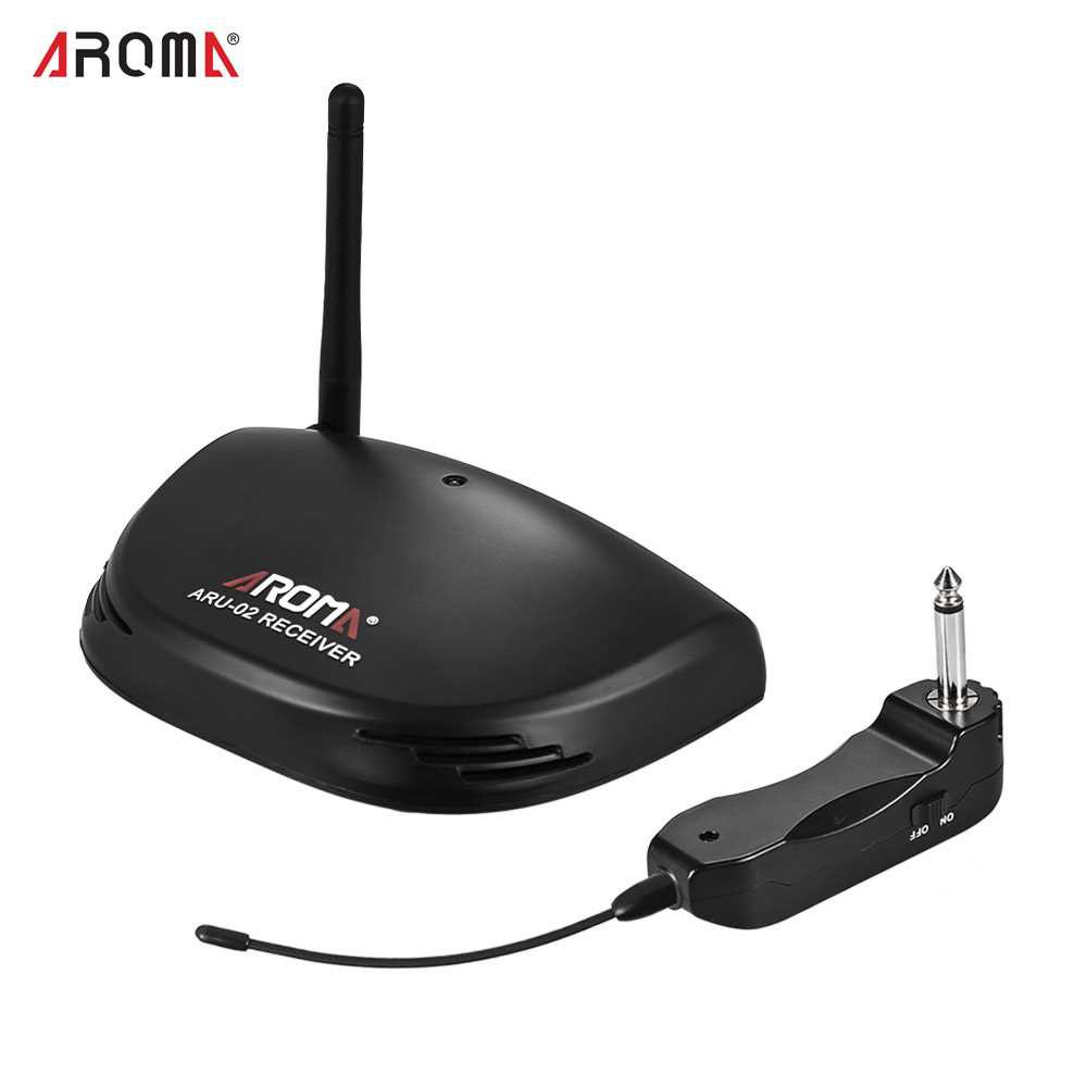 Aroma ARU-02 Professional Rechargeable UHF Wireless Digital Audio ...