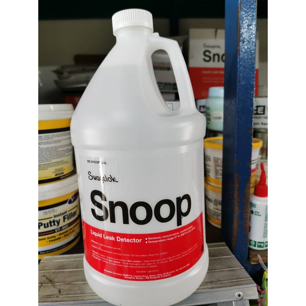 SWAGELOK SNOOP LIQUID LEAK DETECTOR (1 GALLON/ 3.8L) | Shopee Malaysia
