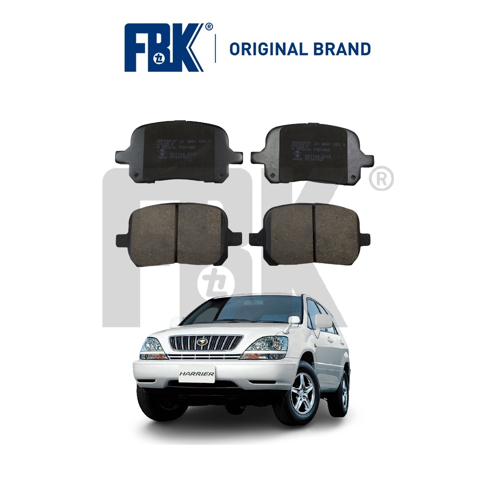 FBK Disc Brake Pad Front - Toyota Harrier MCU10 SXU10 (FD2166S) - FD2166S | Shopee Malaysia