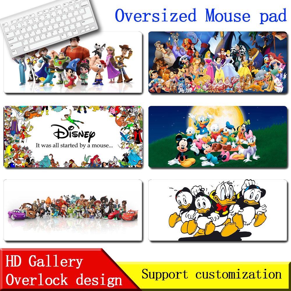 Mickey mouse Personalized Mouse pad Large Gaming 90cm x 40cm Oversized ...
