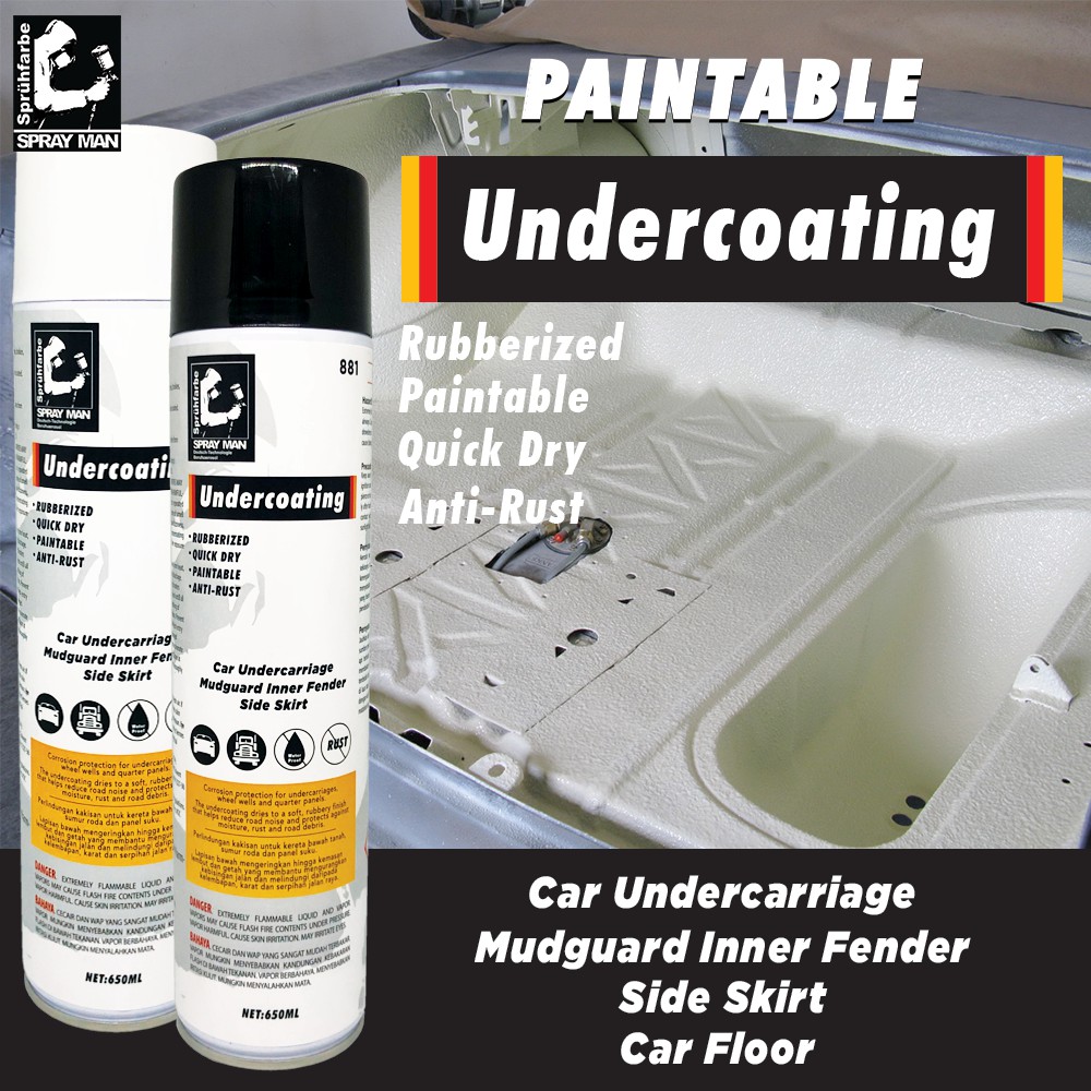Aerosol Paintable Rubberized Undercoating Waterproof Formulation ...