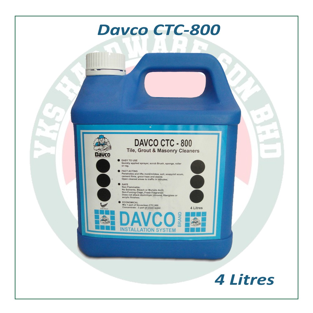 DAVCO CTC-800 TILE CLEANER - [4 LITRES] | Shopee Malaysia