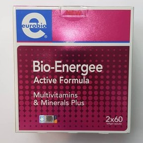 Eurobio Bio-Energee Active formula Multivitamins & Minerals 60's / 60's ...